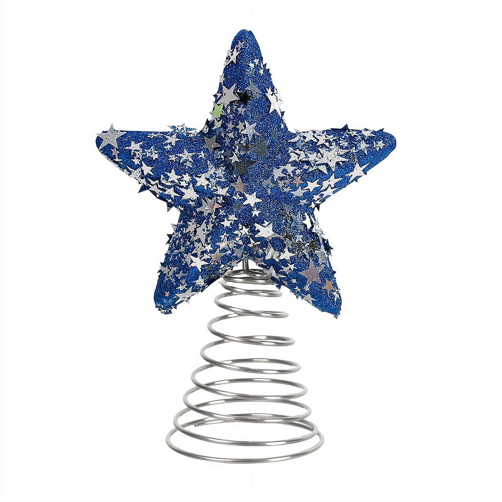 3.7*8.6 in Easter Tree Topper Star Treetop, Metal Base, Plush Metal ...