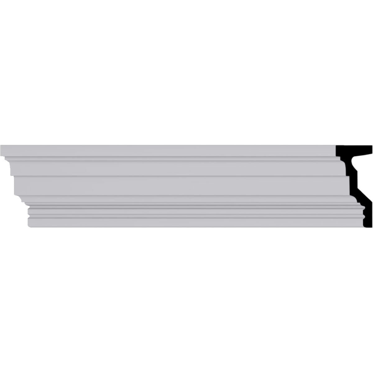 3 7/8"H x 1 1/2"P x 94 1/2"L Standard Moulding - Walmart.com