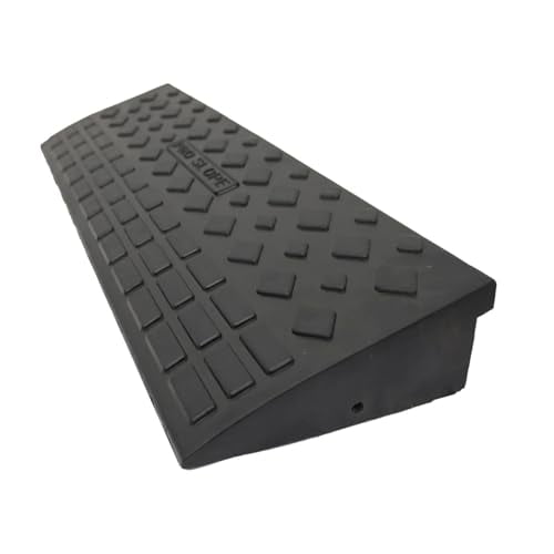 3.7" Rise Loading Rubber Curb Ramp 10" Width 35.5" Length Sidewalk Curb ...