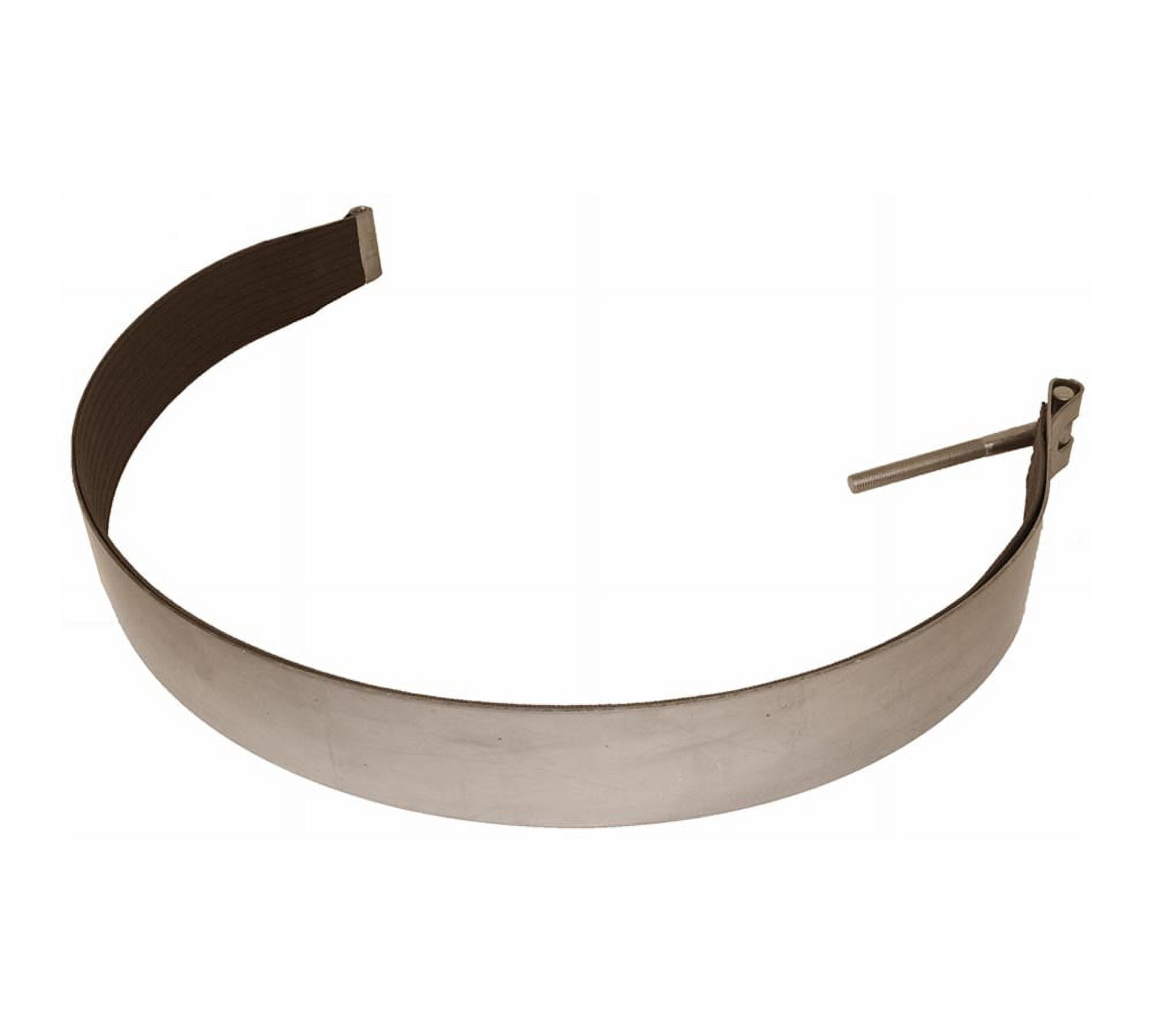 3.7” Stainless Steel Fuel Tank Strap w/ Webbing Ideal for 26” Diameter ...
