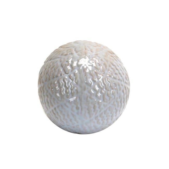 3.7 in. Decorative Ceramic Spheres, White - Walmart.com