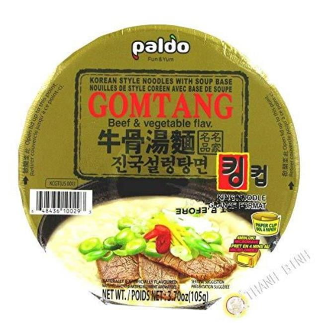 3.7 oz Gomtang Instant Ramen King Cup Beef Soup - Pack of 16 - Walmart.com