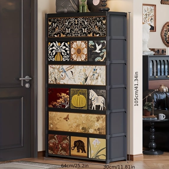 3-7 storeys Shoe Cabinet Home porch Shoe Cabinet Indoor beautiful large ...