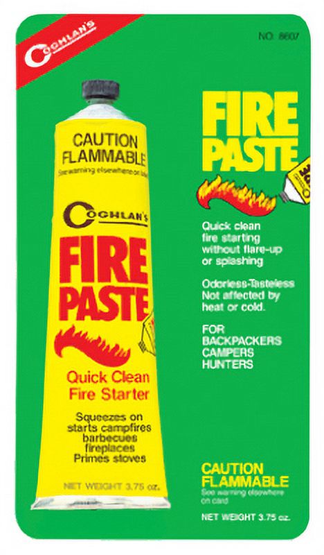 3.75 OZ Fire Paste For Quick Clean Fire Starting Without Flare Up Or S ...