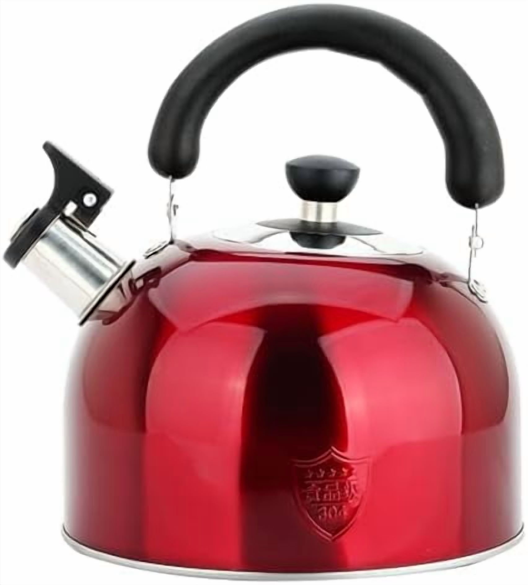 3.75 Quart/4L Whistling Tea Kettle,Stainless Steel Teakettle Teapot for ...