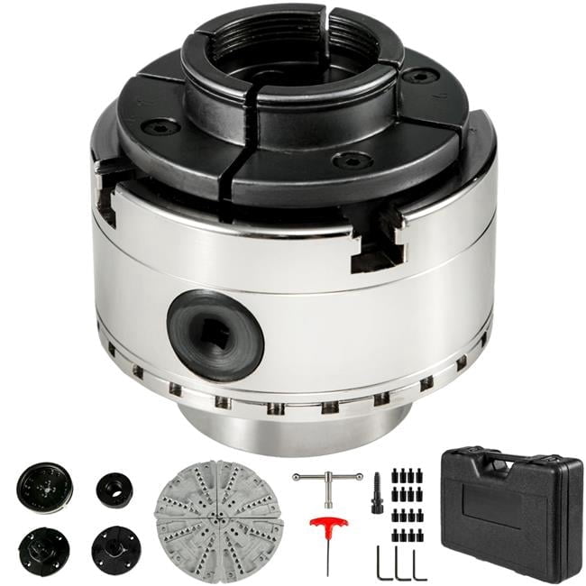 3.75 in. Lathe Chuck, Woodturning Chuck 4 Jaws Wood Lathe Bowl Chuck ...