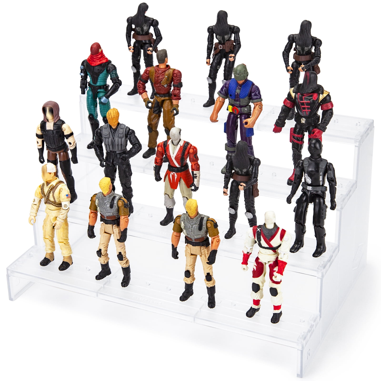 3.75 inch Clear Action Figure Display Shelf with Peg for Vintage Star ...