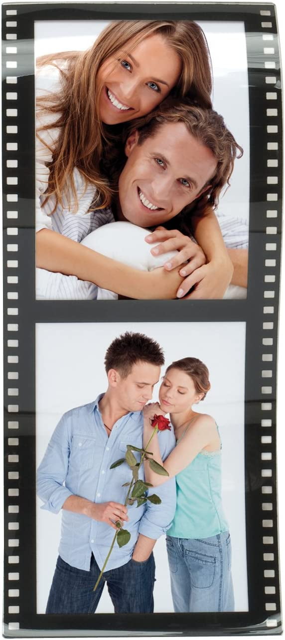 3.75" x 5" 2-Photo Vertical Filmstrip Wave Picture Frames - Pack of 12 ...