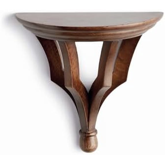 3.75" x 7.75" Bennett Mango Wood Antique Brown Finish Small Decorative ...