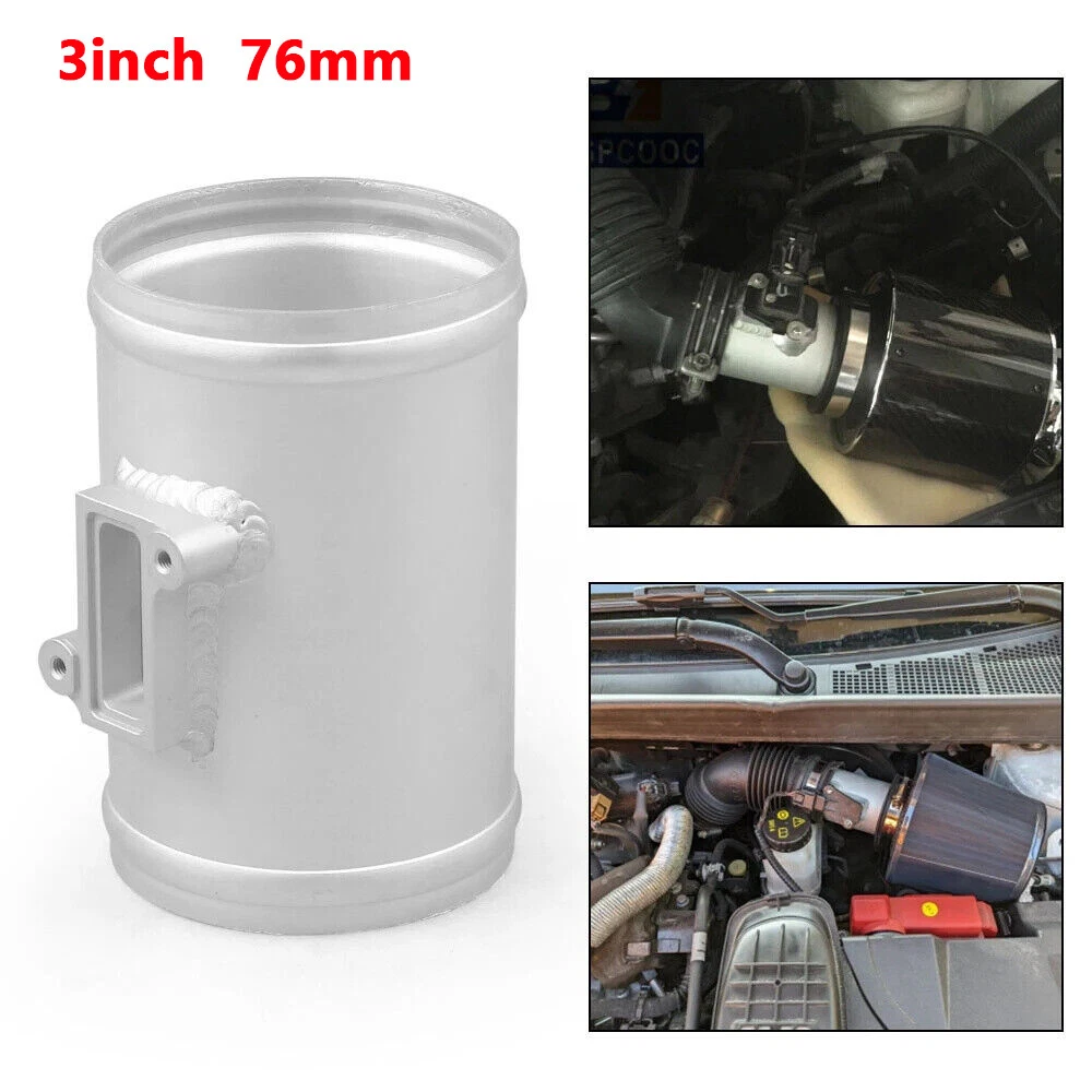3'' 76mm Air Flow Sensor Mount Adapter Intake Meter Mount Base for ...