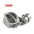3'' 76mm Exhaust Control Valve Set Vacuum Actuator OPEN Style Pipe ...