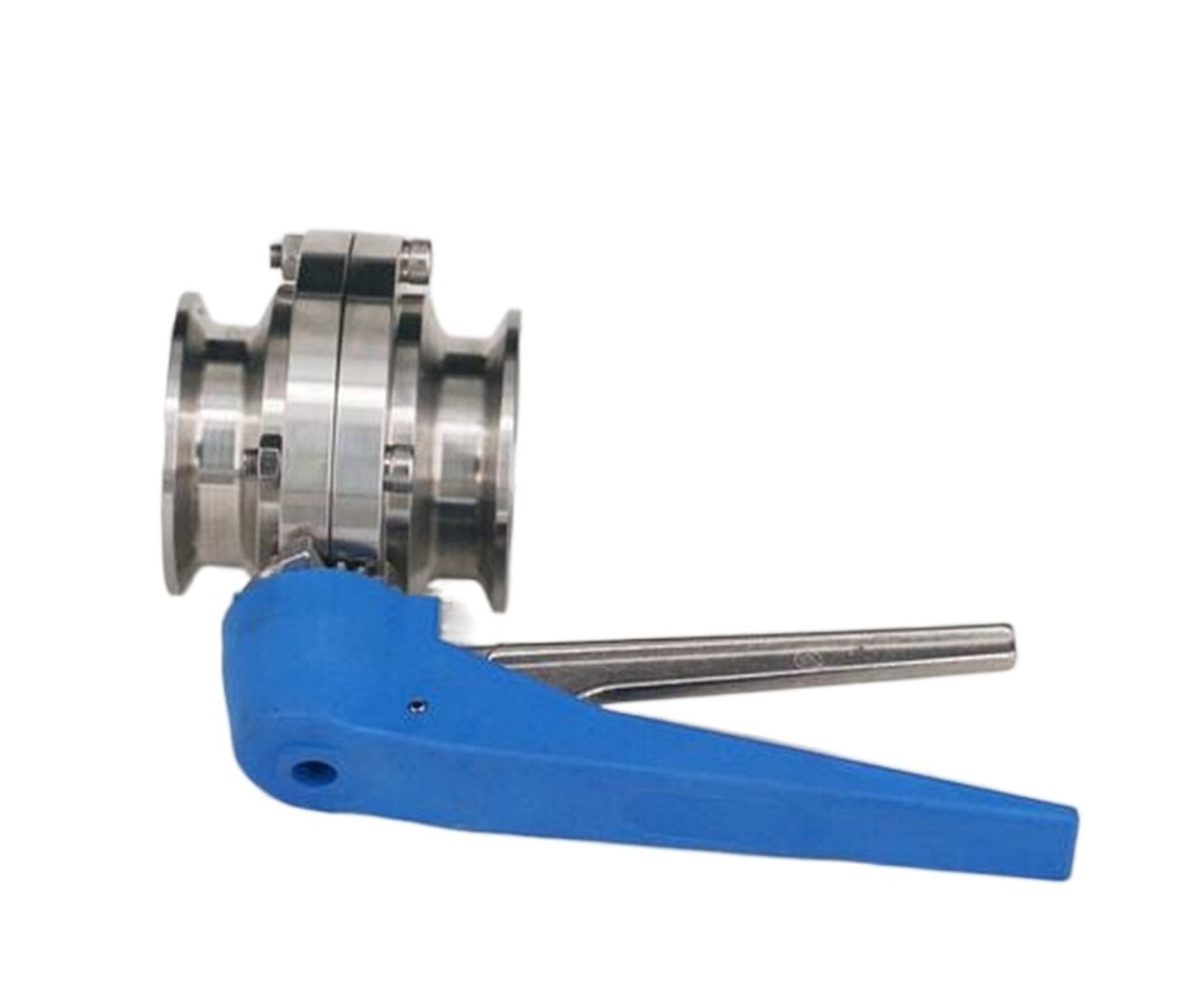 3'' 76mm Pipe OD 3" Tri Clamp Sanitary Butterfly Valve Flow Control ...