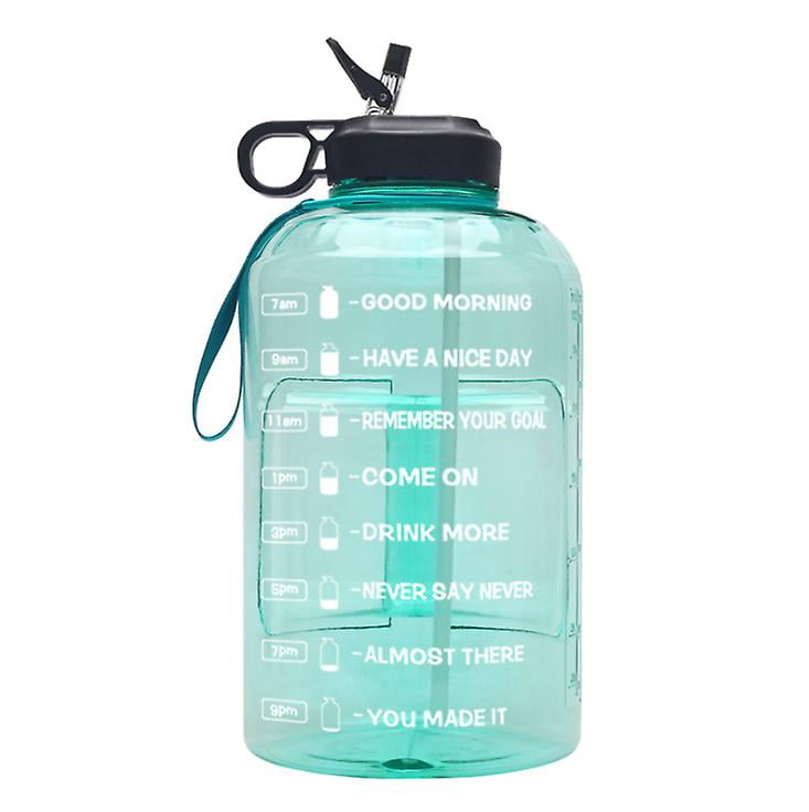 3.78l Large Water Bottle Hydration With Motivational Time Marker ...
