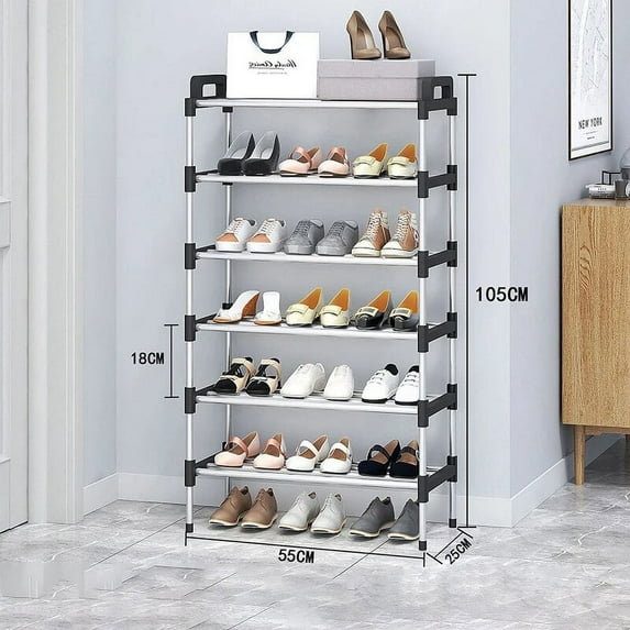 3-7Floor Simple Shoe Rack Multi Layer Dustproof Household Doorstep Shoe ...