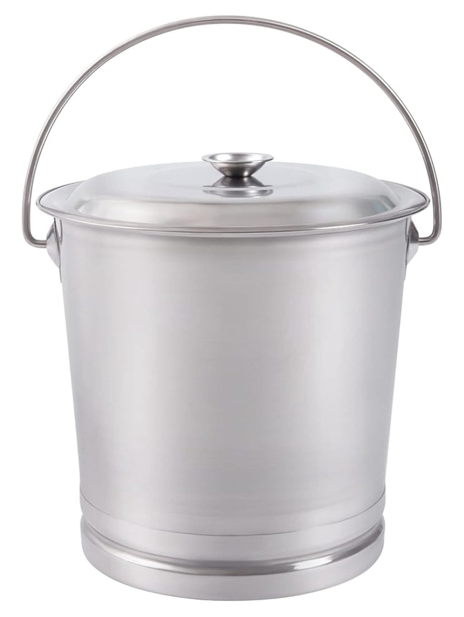 3.7Gal Stainless Steel Bucket with Lid and Handle,Stainless Steel ...