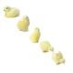 3.7Inch Spring Easter Chicken Decor Set 1/2/3/4/5 Pcs Realistic Plush ...
