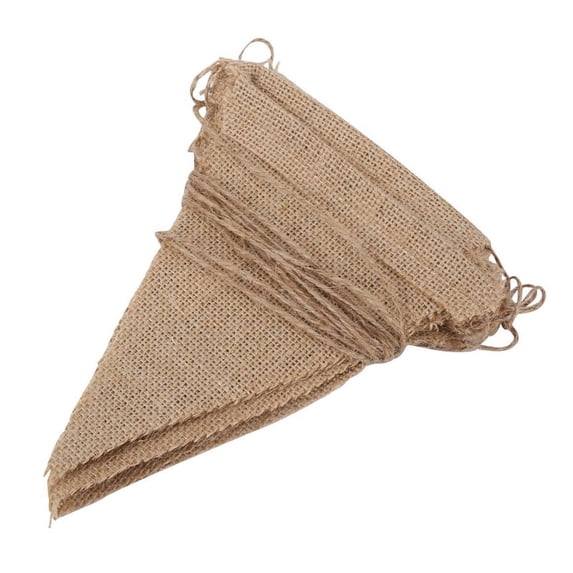 3.7M Rustic Hessian Burlap Lace Bunting Shabby Chic Wedding Banner ...