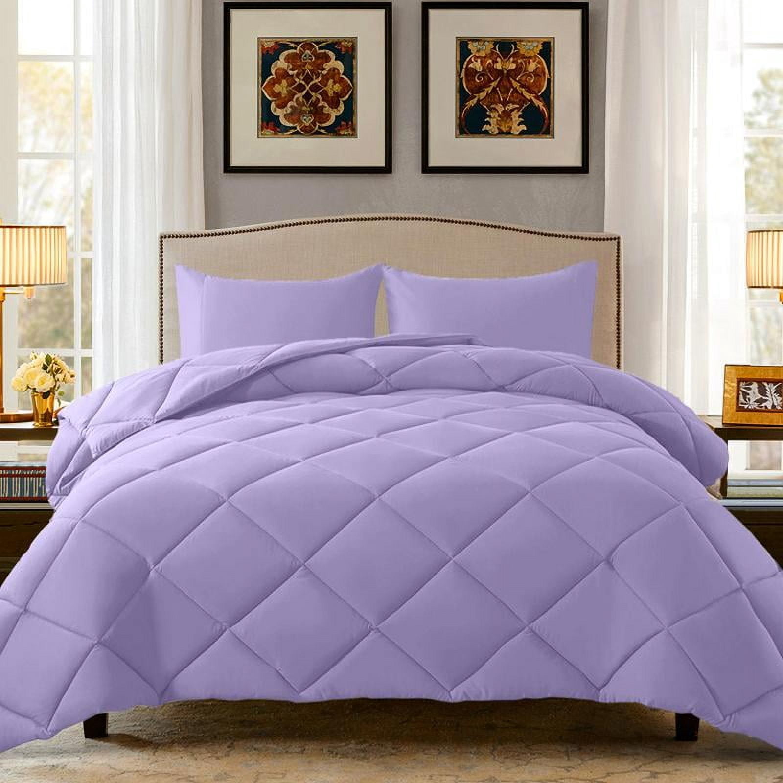 3/7PCS Comforter Set Queen Size with Sheets, Pintuck 7 PCS Bedding ...
