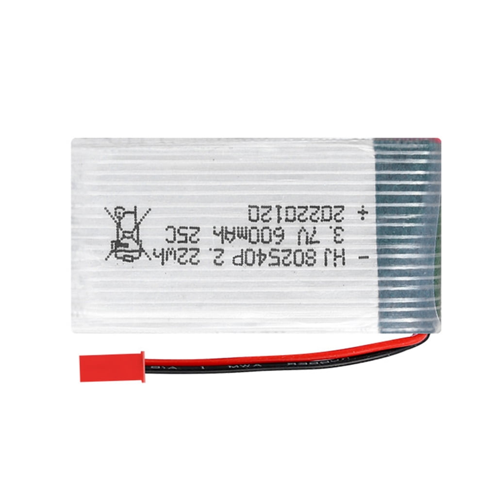 3.7V 600mAh Battery Quadcopter Helicopter Battery 802540P Rechargeable ...
