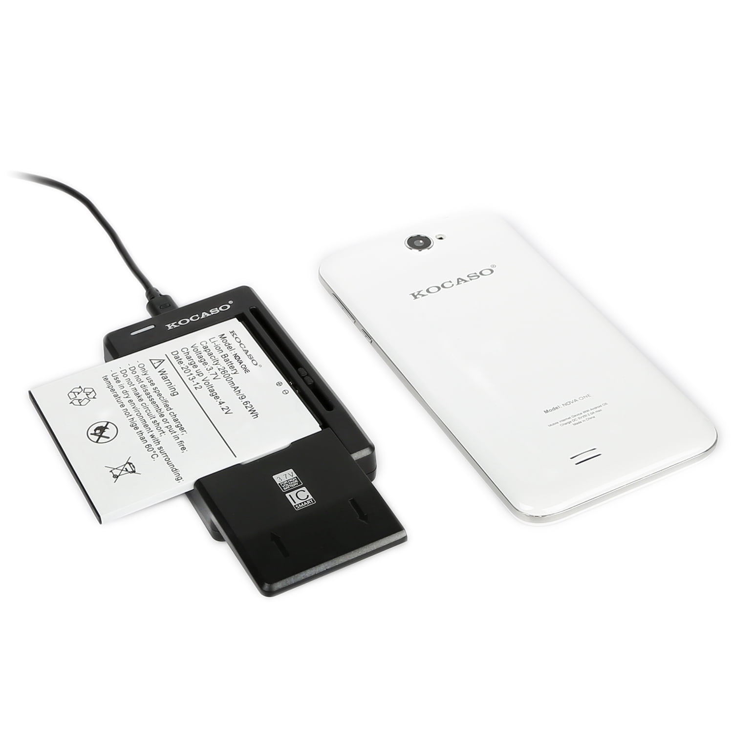 3.7V Camera Battery Charger, TeqHome Rechargeable Battery Charger ...