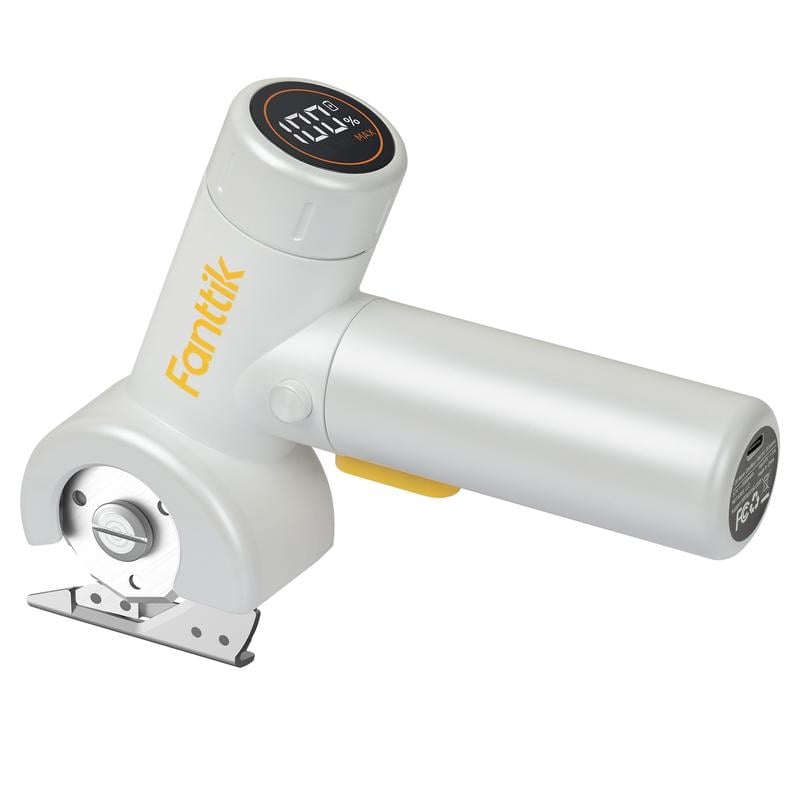 3.7V Cordless Electric Scissors with LED Display, Rechargeable ...