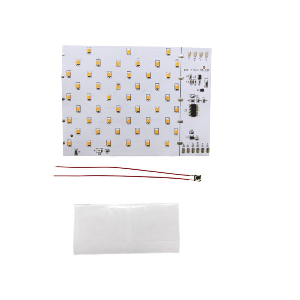 3.7V Solar Flame Light Circuit Board Simulation Candle Light Strip 51 ...