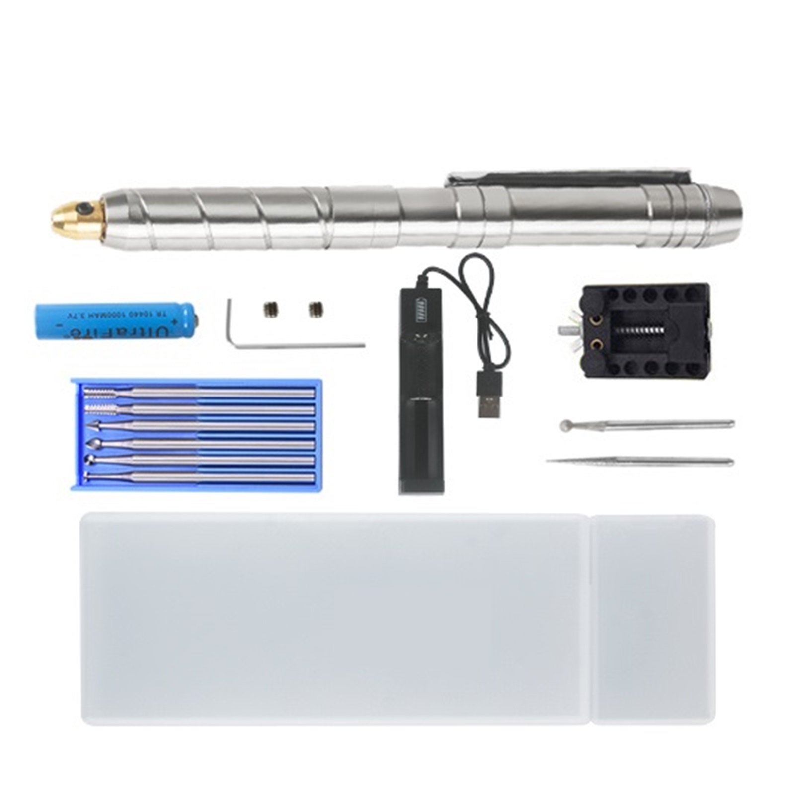 3.7V Wireless Charging Drill Engraving Pen Electric Mini Rechargeable Cordless Drill Battery ...