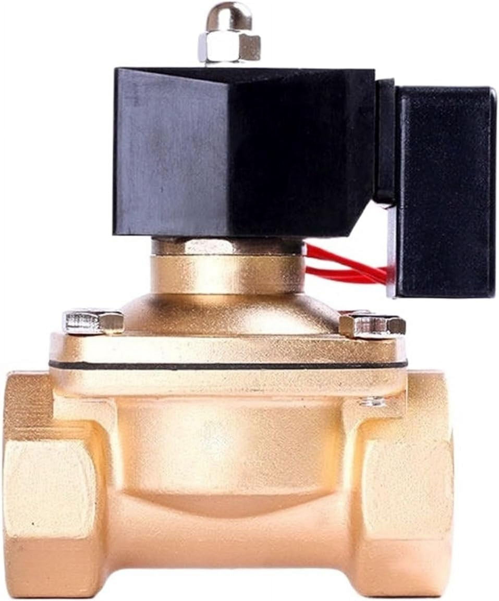 3/8" 1/2" 1" 2" Energy Saving Normally Closed Solenoid Valve Brass ...