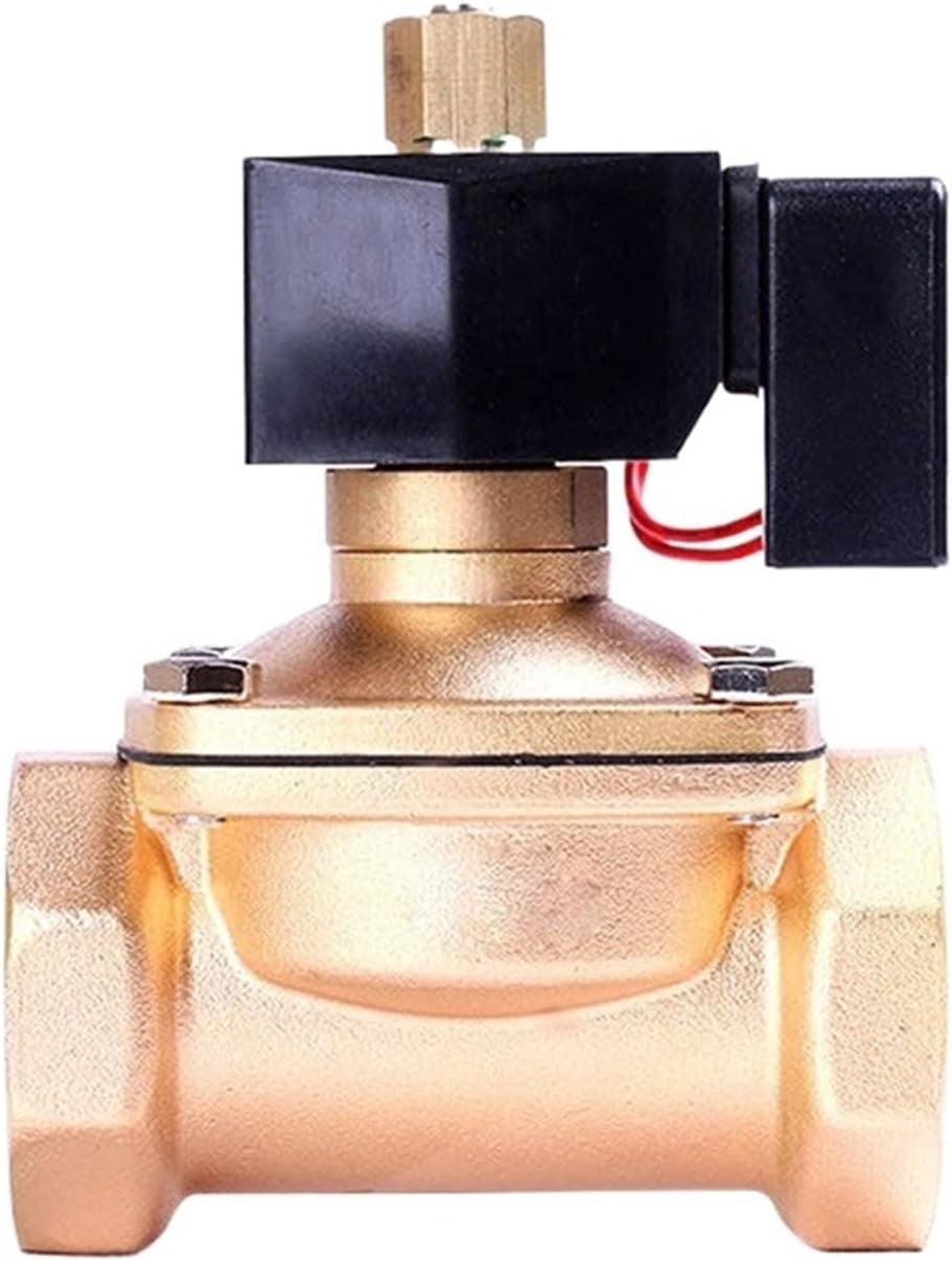 3/8" 1/2" 1" 2" Energy Saving Normally Open Solenoid Valve Brass Switch ...