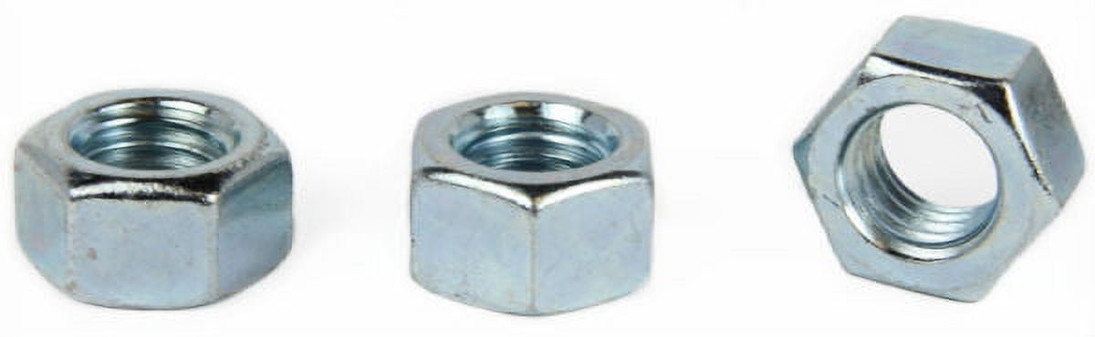 3/8-16 Left-Hand Threaded Hex Nuts / Steel / Zinc - 1500 Piece Carton ...
