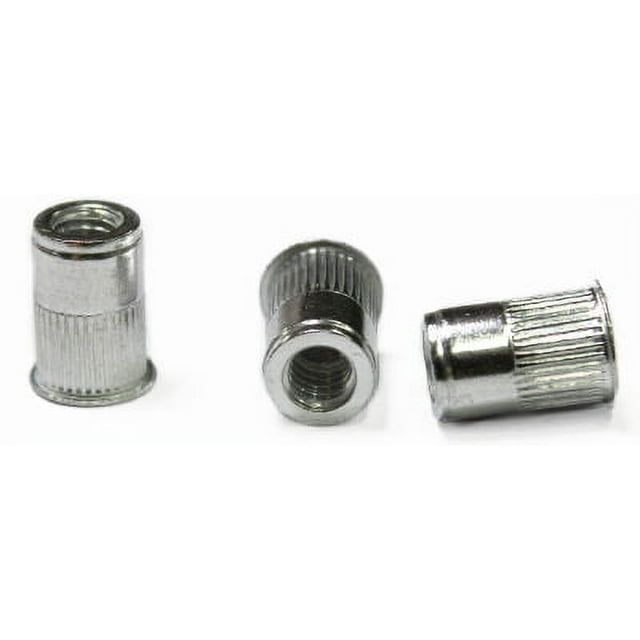 3/8-16 (Max Grip .150) Small Flange Ribbed Blind Threaded Insert ...