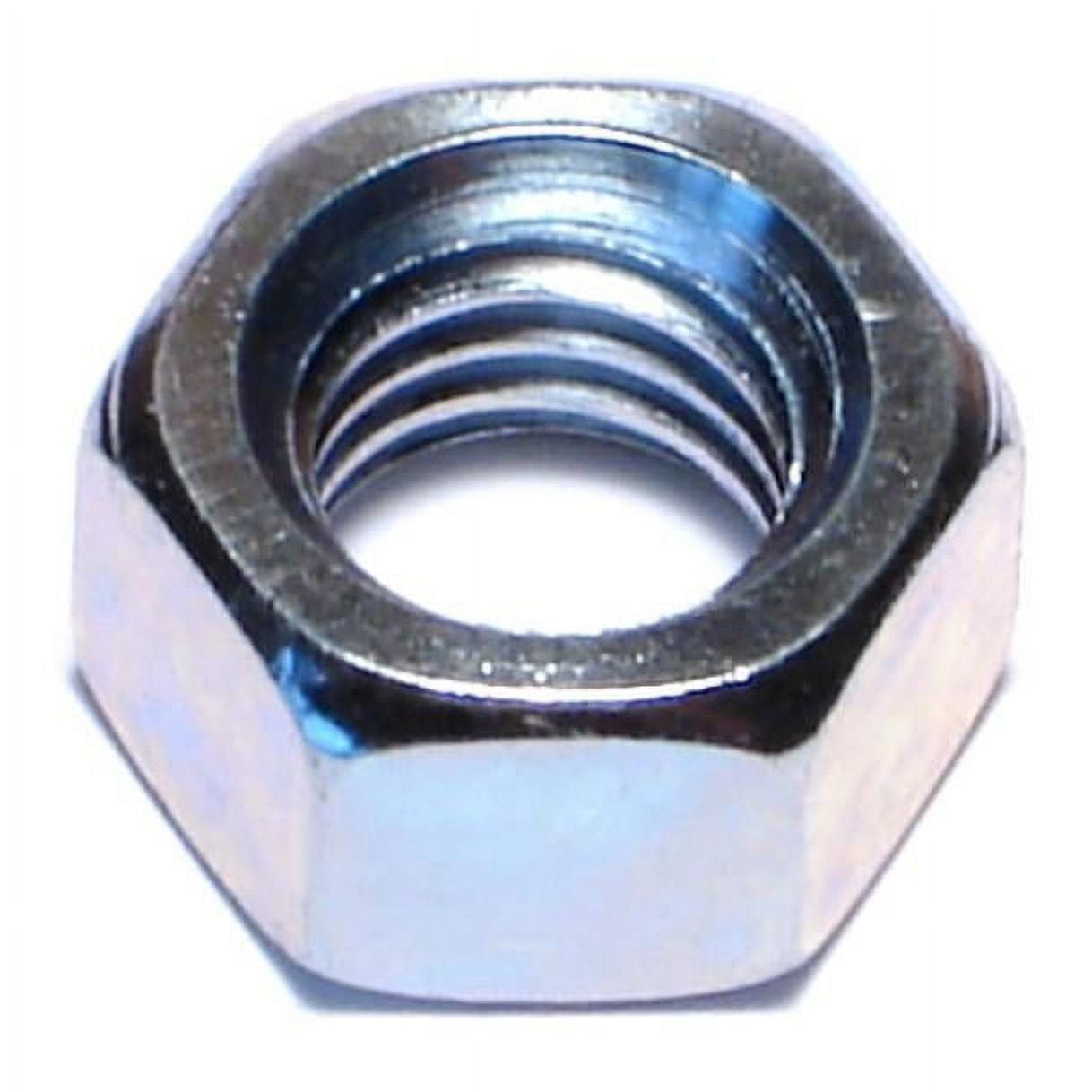 3/8"-16 Zinc Plated Grade 2 Steel Coarse Thread Finished Hex Nuts ...