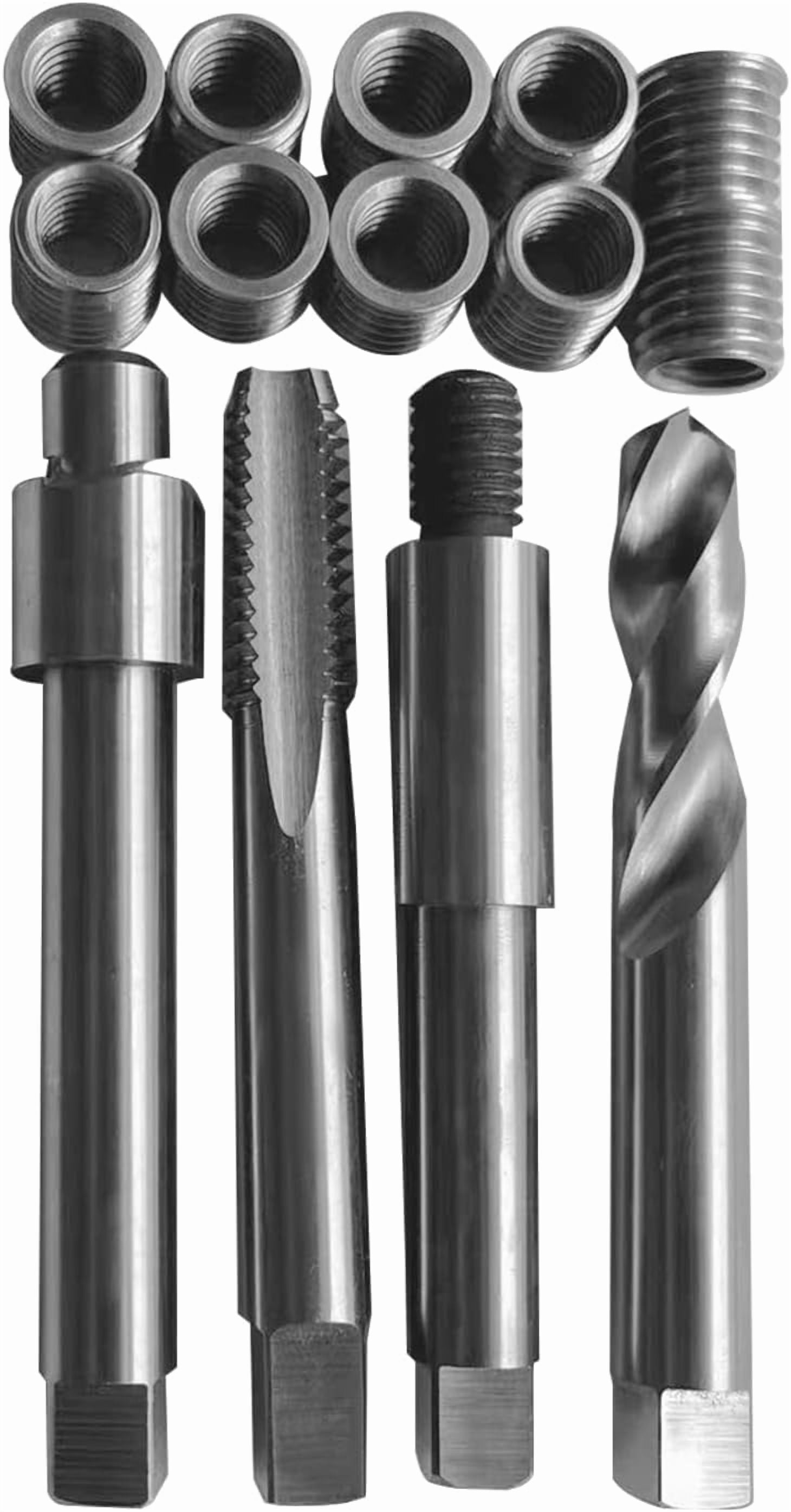 3/8-16 thread repair kit,10 stainless steel inserts - Walmart.com