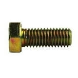 3/8-16 x 1 Hex Head Cap Screws, Steel Grade 5, Zinc Yellow Plating ...