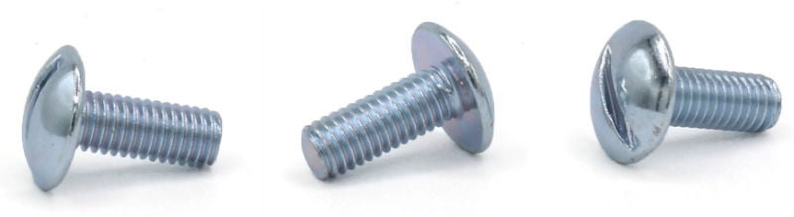 3/8-16 x 1" Machine Screws / Slotted / Truss Head / Steel / Zinc - 750 ...