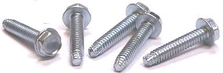 3/8-16 x 2 1/2" Type F Thread Cutting Screws / Unslotted / Hex Washer ...