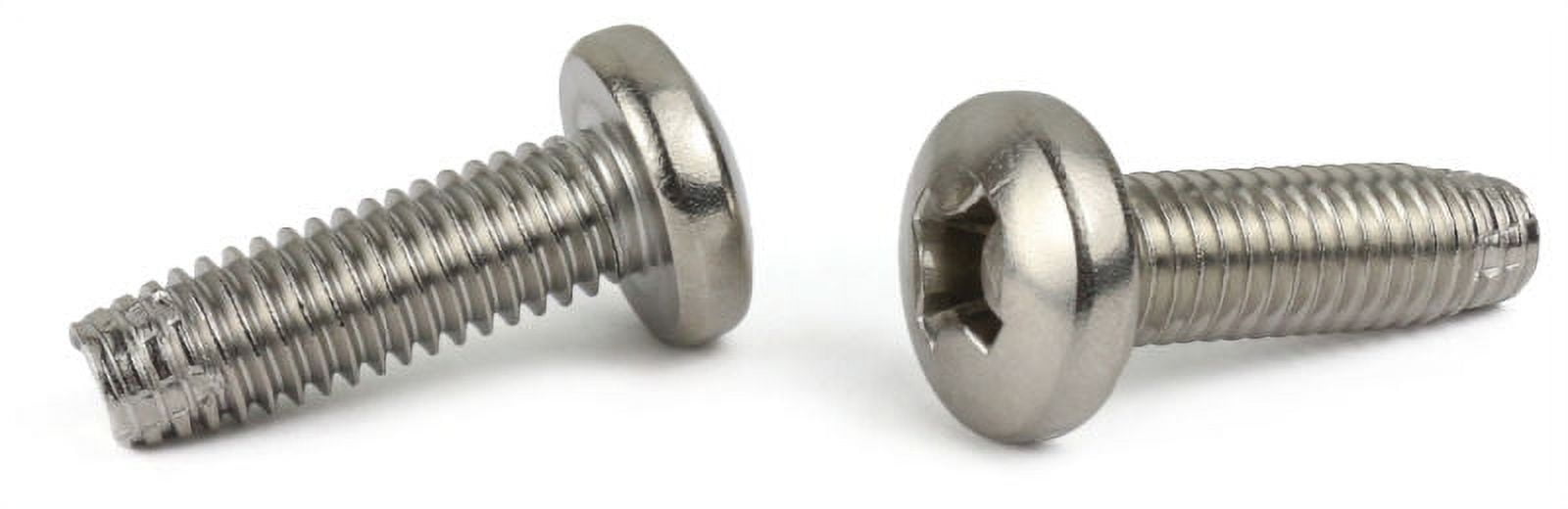 3/8-16 x 3/4" Type F Thread Cutting Screws / Phillips / Pan Head / 18-8 ...