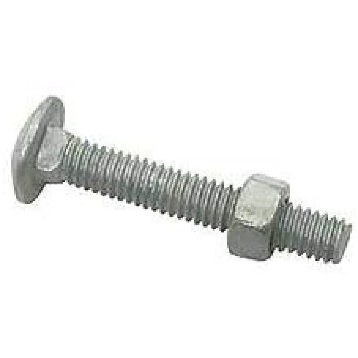3/8"-16 x 4" Hot Dipped Galvanized Carriage Bolt w/Nuts, Grade A, Full ...