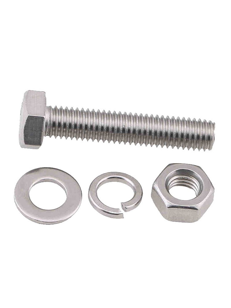 3/8-16x1"(10Sets) Hex Bolts Assortment Kit,Nuts and Bolts Assortment ...