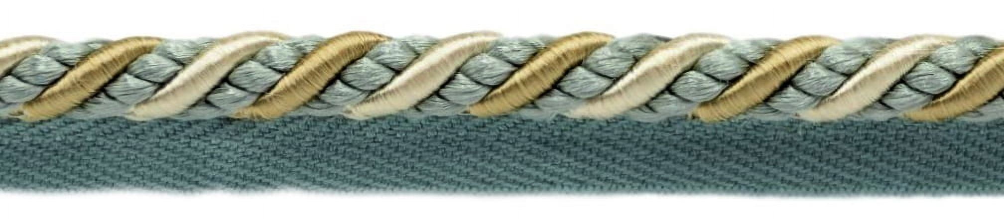 3/8" (1cm) Alexander Collection Decorative Twisted Rope Cord Trim with ...
