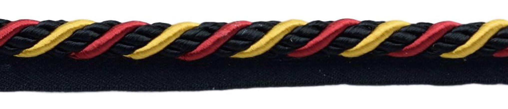 3/8" (1cm) Alexander Collection Decorative Twisted Rope Cord Trim with ...