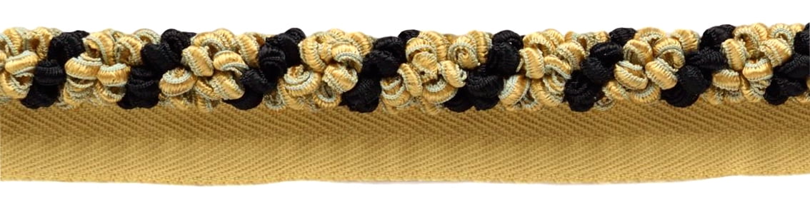 3/8" (1cm) Decorative Looped Ribbon Rope Cord Trim with Lip # 0038RC ...