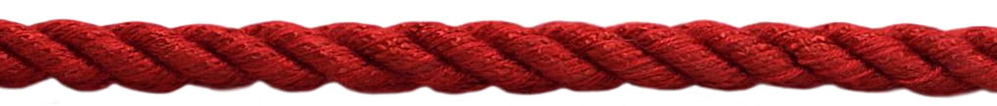 3/8" (1cm) Decorative Twisted 3-ply Rope Cord Trim # 0038NL,, Cherry ...