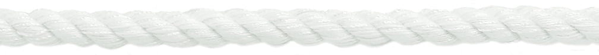 3/8" (1cm) Decorative Twisted 3-ply Rope Cord Trim # 0038NL,, Pure ...