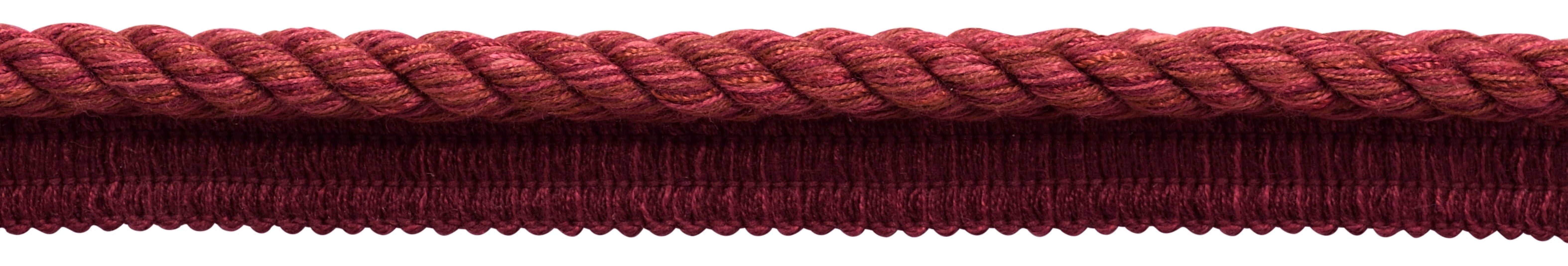 3/8" (1cm) Decorative Twisted Rope Cord Trim with Lip # 0038MRQ,, Royal ...