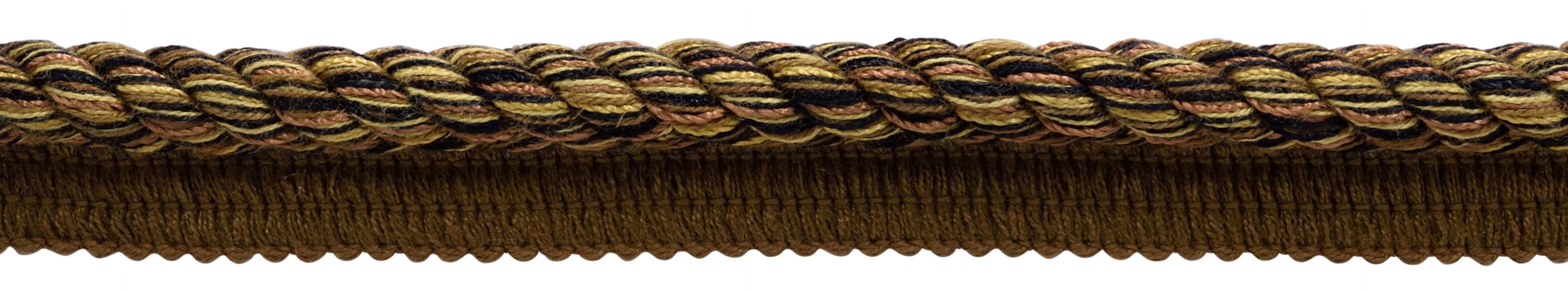 3/8" (1cm) Decorative Twisted Rope Cord Trim with Lip # 0038MRQ ...