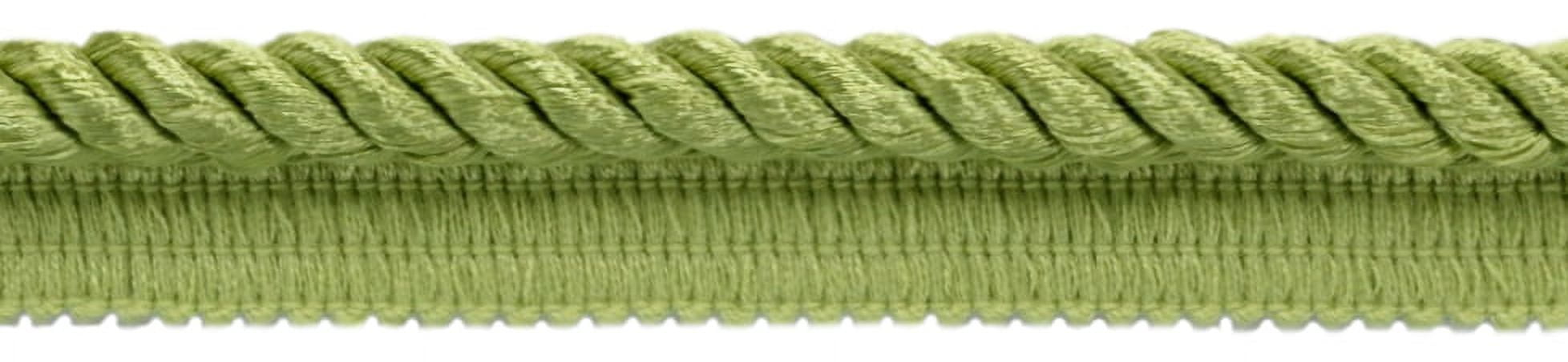 3/8" (1cm) Shiny Twisted Rope Cord with Lip | Cord Trim # 0038S,, Dark ...