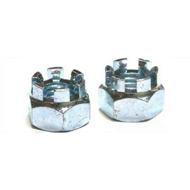 3/8-24 Hex Castle Nuts / Grade 5 / Zinc - 200 Piece Carton - Walmart.com