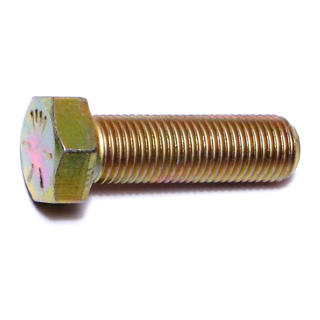 3/8"-24 x 1-1/4" Zinc Plated Grade 8 Steel Fine Thread Hex Cap Screws ...