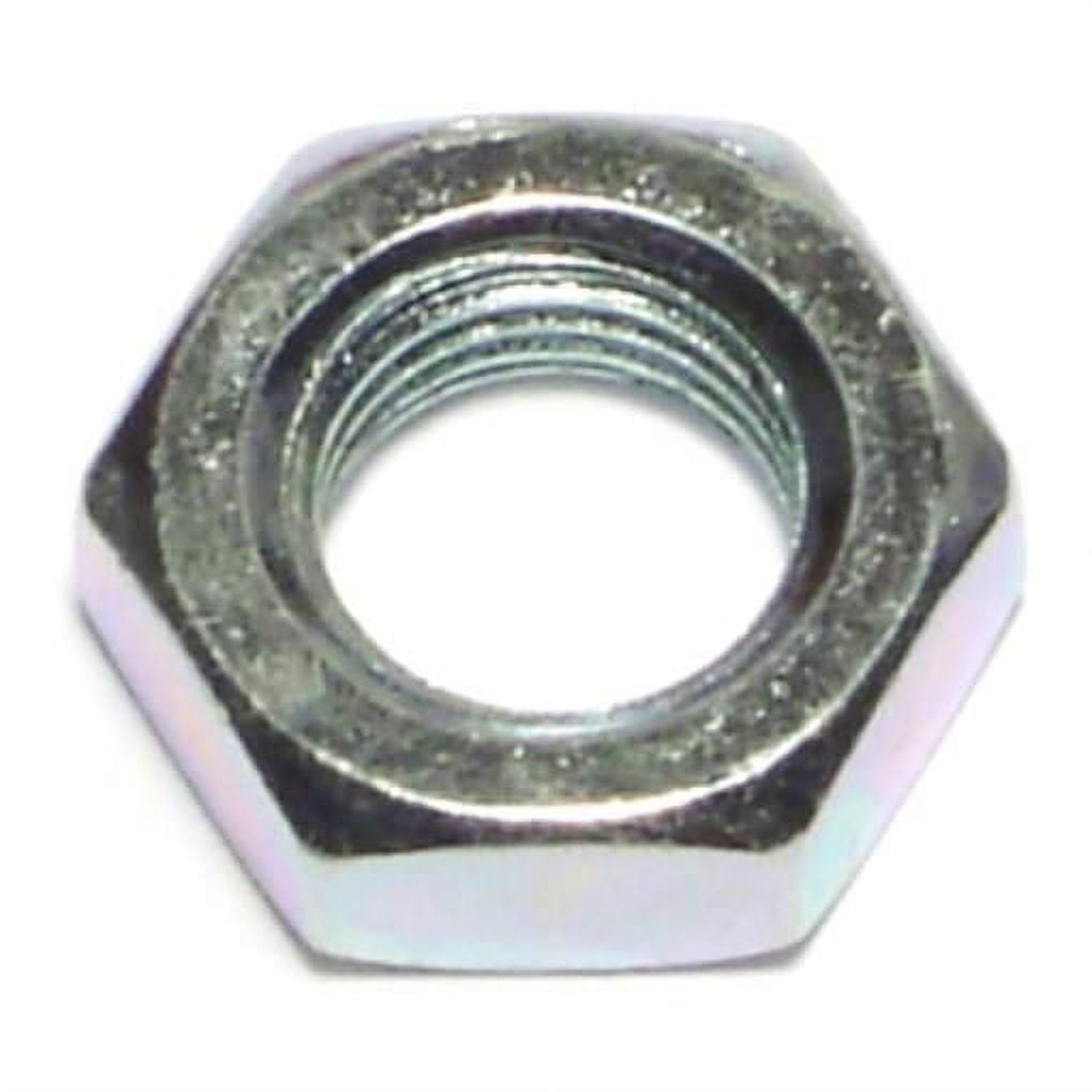 3/8"-24 x 5/8" Zinc Plated Steel Fine Thread Hex Jam Nuts JNS-162 ...
